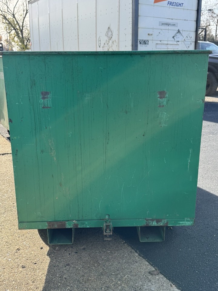 Heavy Duty Hopper, Dumpster, Steel Trash Cart, Towable, Connectable, 3 ...