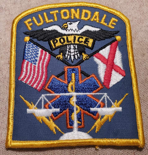 AL Fultondale Alabama Police Shoulder Patch | eBay