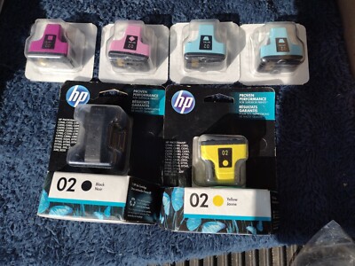 HP 02 Printer Ink Cartridges as shown in photos | eBay