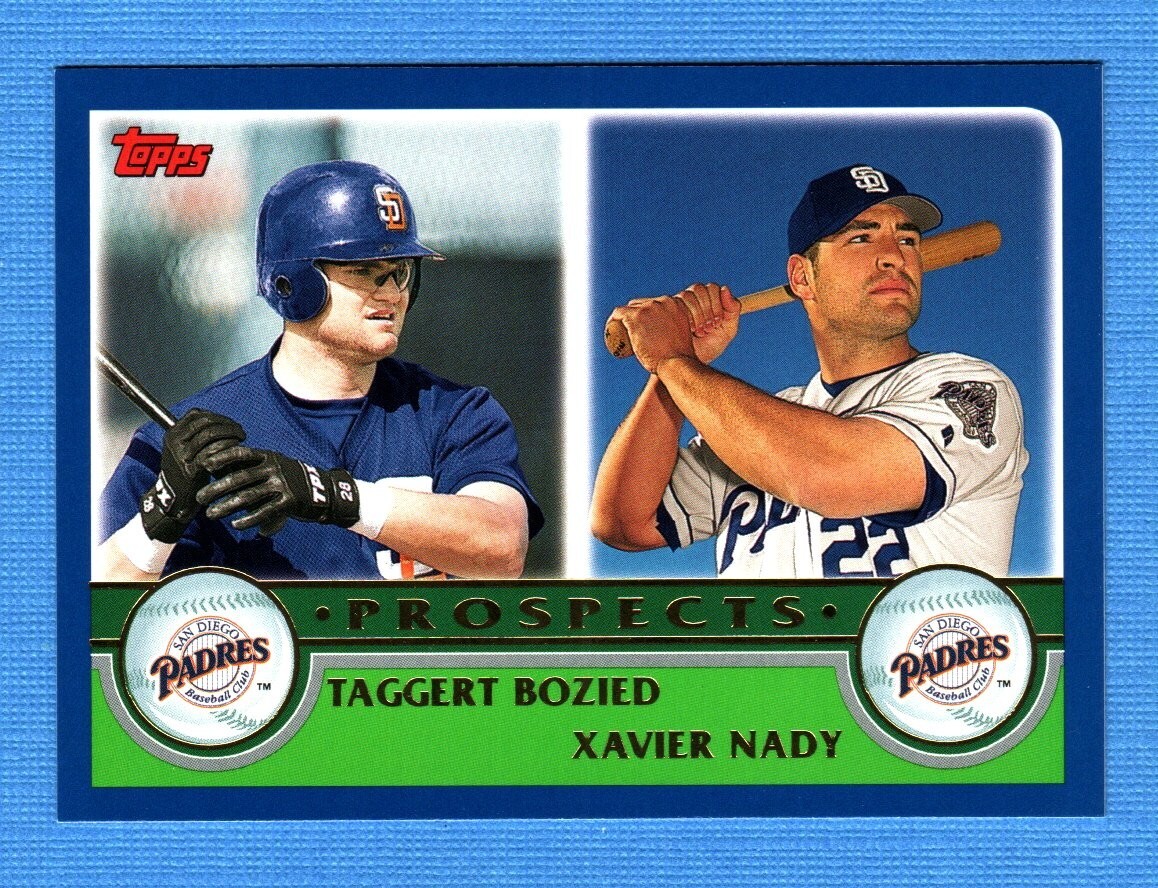2003 Topps #683 Xavier Nady/Taggert Bozied San Diego Padres Prospects ...