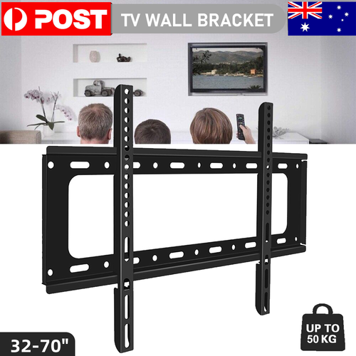 TV Wall Mount Bracket Flat Slim 32 40 42 47 50 55 60 62 65 70inch LCD ...