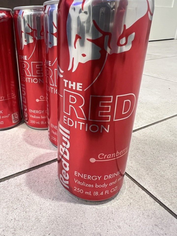 Red Bull Cranberry Red Edition Discontinued Full 8.4 oz Can (Super Hard ...