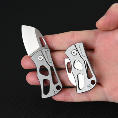 High Hardness D2 EDC Self Defense Survival Folding Outdoor Knife Pocket ...