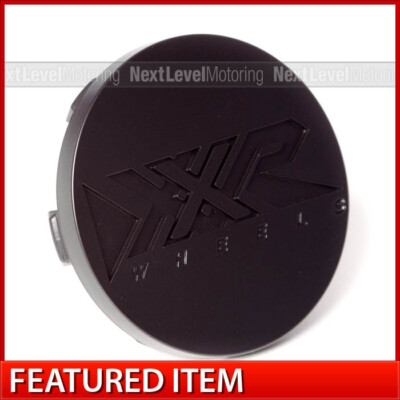 XXR CENTER CAP 001 STYLE FLAT BLACK FITS 550 551 553 558 559 561 565 ...