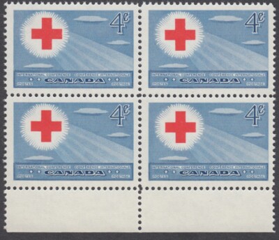Canada - #317 Red Cross Block of Four - MNH | eBay