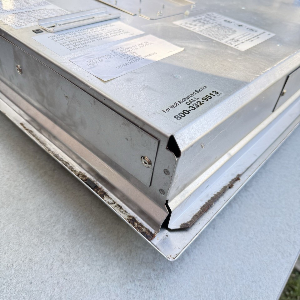 Wolf 36" Natural Gas Cooktop CT36G/S 5 Burners Stainless Steel | eBay