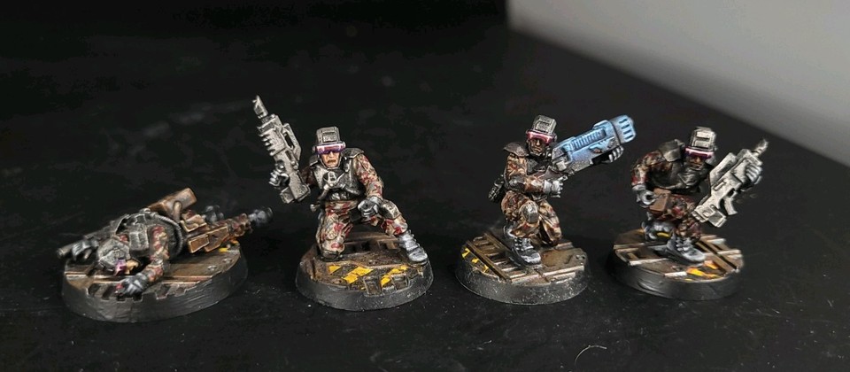 Pro Painted 40k Elysian Drop Troops Astra Militarum Kill Team | eBay