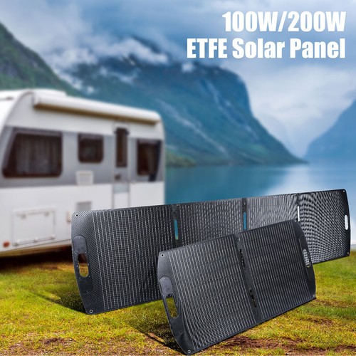 LINEBA IP65 Solar Panel Portable & Foldable 100W 200W for Home RV ...
