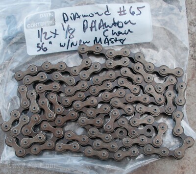 Vintage Diamond #65 CHAIN 56" Schwinn Black Phantom Tank Bicycle ...