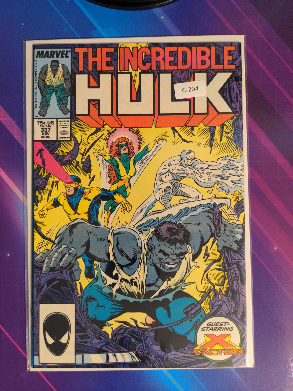 INCREDIBLE HULK #337 VOL. 1 8.0+ 1ST APP MARVEL COMIC BOOK C-204 | eBay