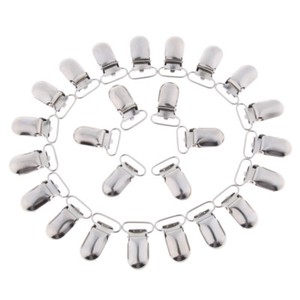 25pcs Corset Garter Belt Grips Suspender Ends Hosiery Stocking Clips ...