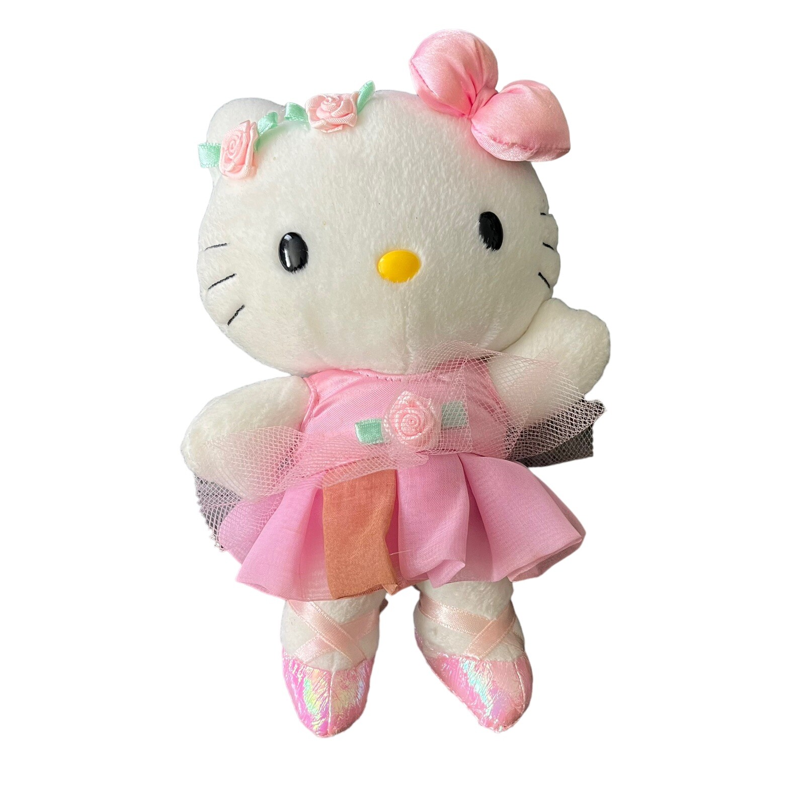Rare Vintage 2002 plush stuffed Hello Kitty Ballerina pink tutu 8 ...