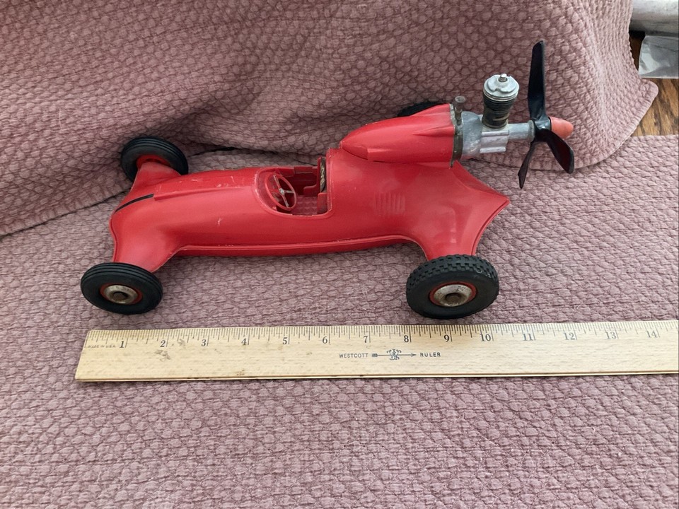 Vintage COX Thimble Drome Prop Rod Tether Car w/Engine #4 | eBay