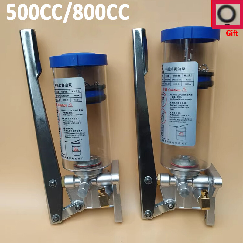 Manual Grease Pump Unit LSG-05 LSG-08 Mount Mill Tool Machine Hand ...