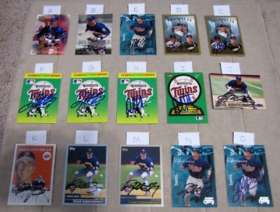 Doug Mientkiewicz Signed Auto Autograph Baseball Cards (Pick Your Card ...