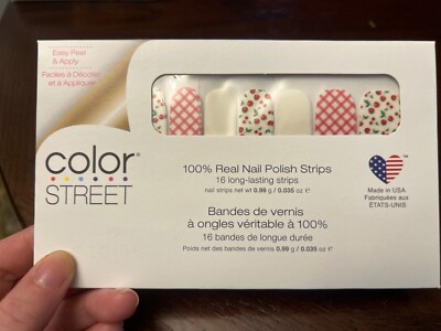 Color Street Nail Polish Strips Color Cherry-Picked 16 Nail Polish ...