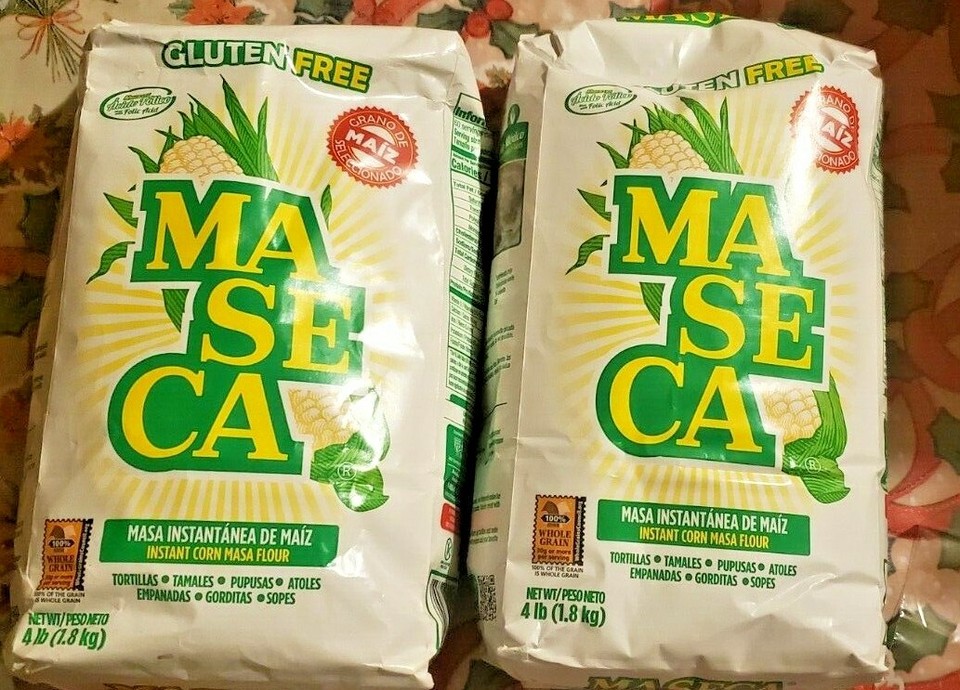2 PACK MASECA INSTANT CORN MASA FLOUR 4.4LB | MASA INSTANTANEA DE MAIZ ...