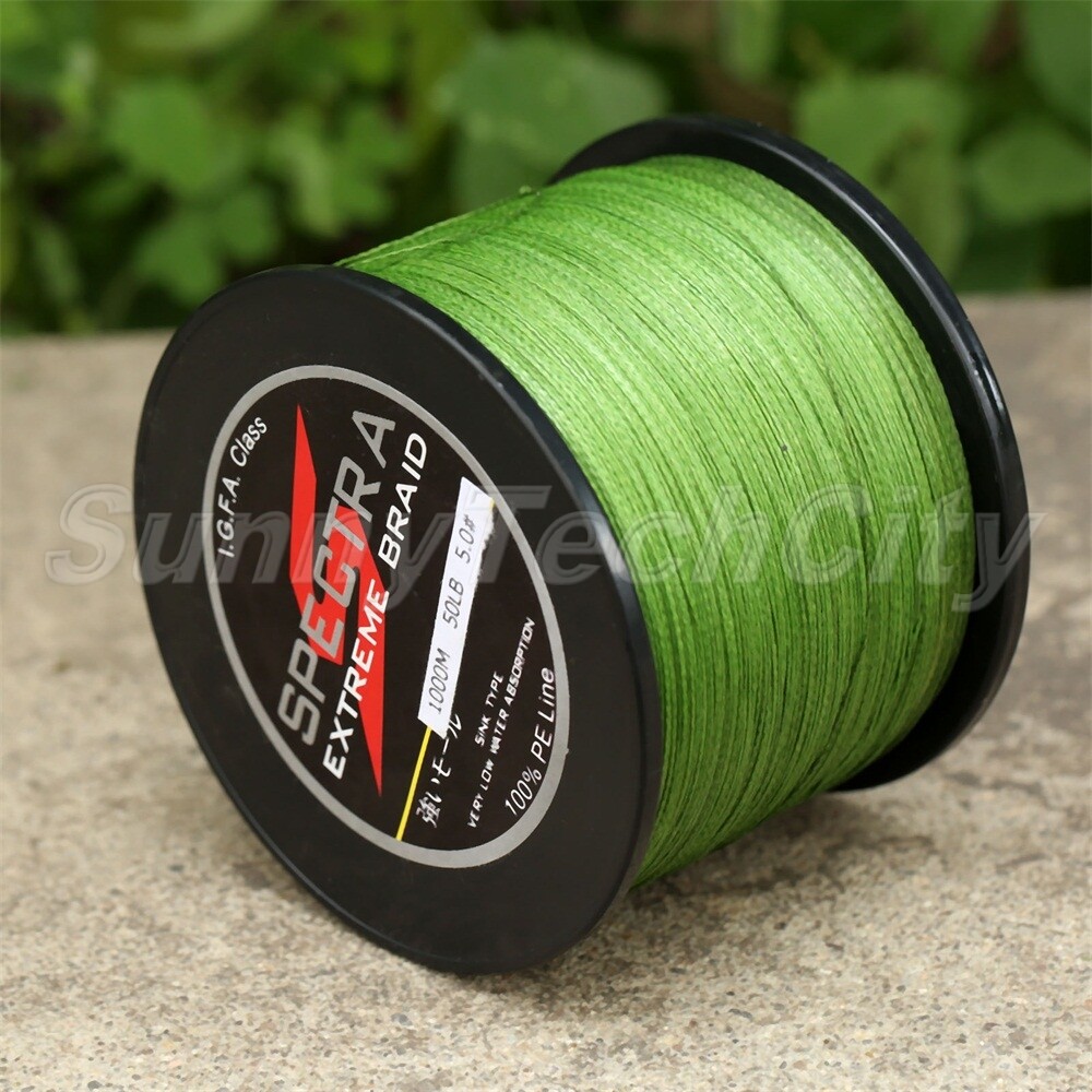 4/8 Strands Army Green 300M 500 1000M Salt Water Braided PE Dyneema ...