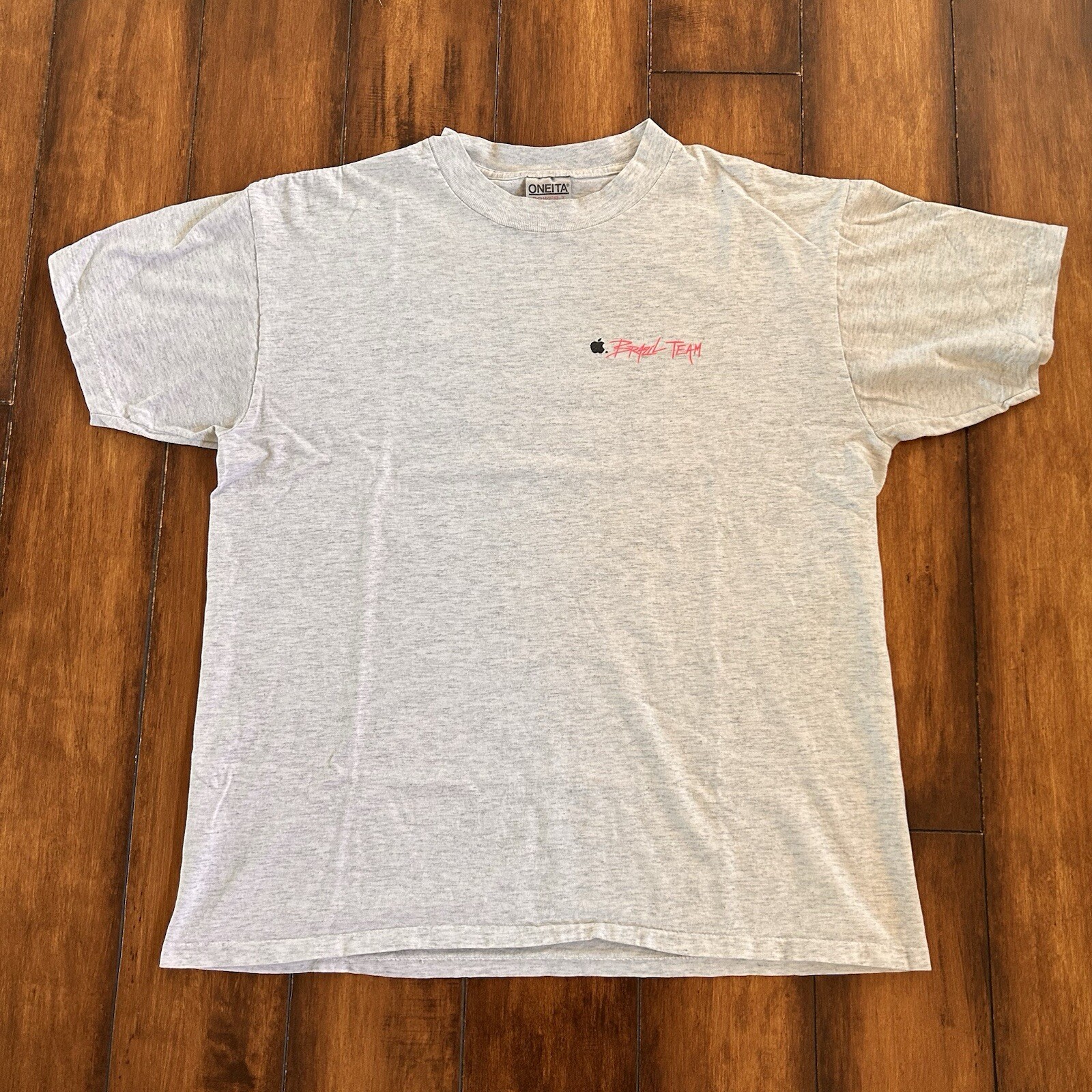 Vintage Apple Computer T-Shirt Brazil Team Size Large… - Gem