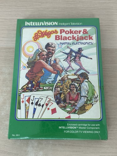 Las Vegas Poker and Blackjack (Intellivision 1979) NEW SEALED Mattel ...