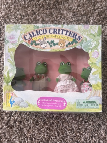 RARE Sylvanian Families FROG FAMILY - Calico Critters Of Cloverleaf | eBay