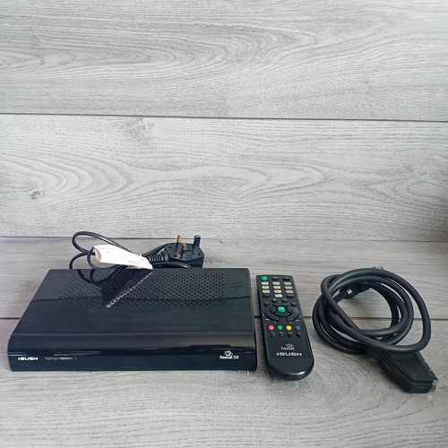 Bush Freesat SD Satellite TV Receiver Set Top Box BFSAT02SD with Remote ...