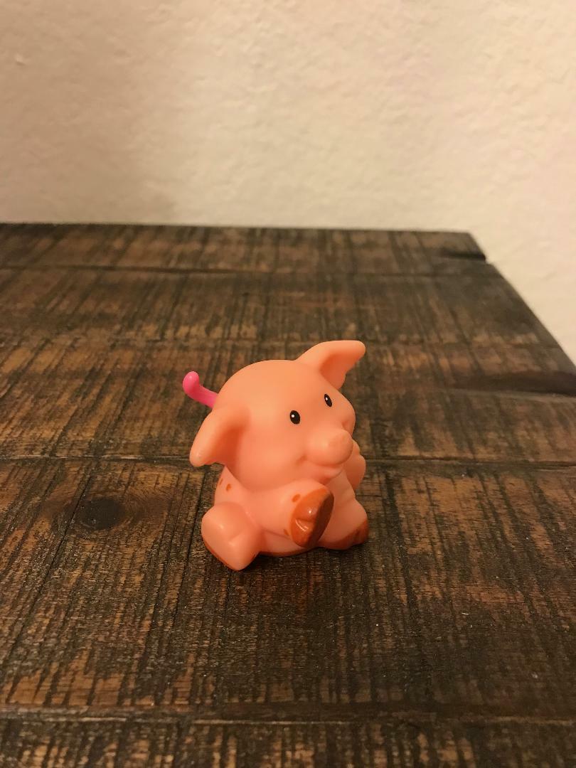 Fisher Price Little People muddy pig touch feel piggy swine hog barn ...