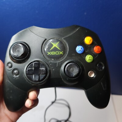 Xbox Original Controller S OEM Black Controller Wired Clean R31264 ...