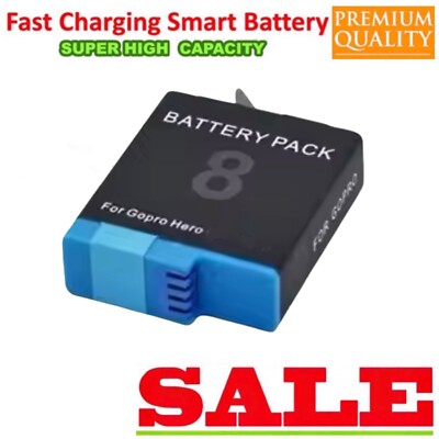 Battery for Gopro Hero 8 Black Battery Pack Akku AHDBT-801 Hero 8 Black ...