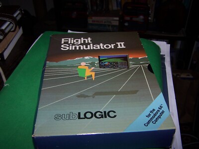 SubLogic Flight Simulator II on 5.25 Disk for Commodoer 64 | eBay
