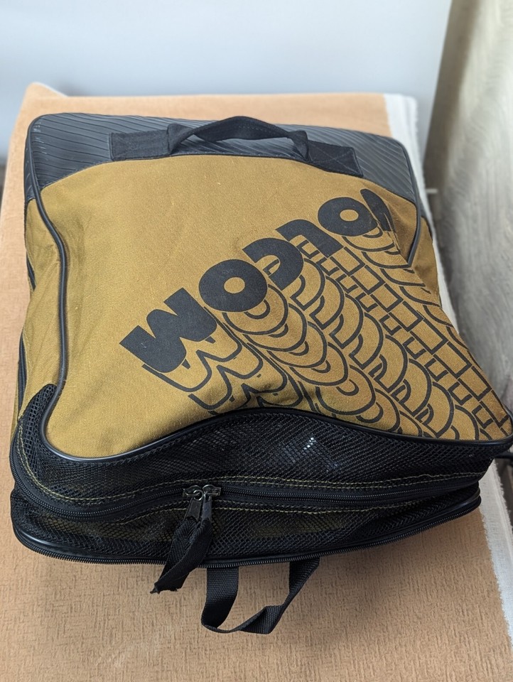 Volcom Backpack Vintage Multi Material Canvas Plastic Mesh Retro Logo ...