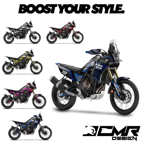 Yamaha Tenere 700 Sticker Kit Custom Graphics Enduro Motorcycle 2019 | eBay