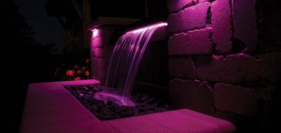 Atlantic CC24 Color Changing Colorfalls-24" waterfall spillway w/LED ...