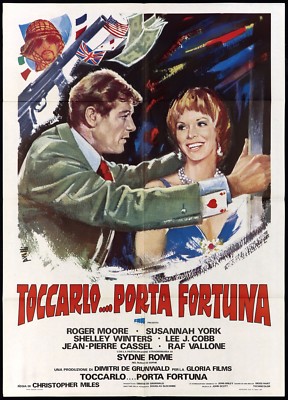 TOUCH IT LUCKY CHARM MOVIE POSTER ROGER MOORE 1975 MOVIE POSTER 2F | eBay