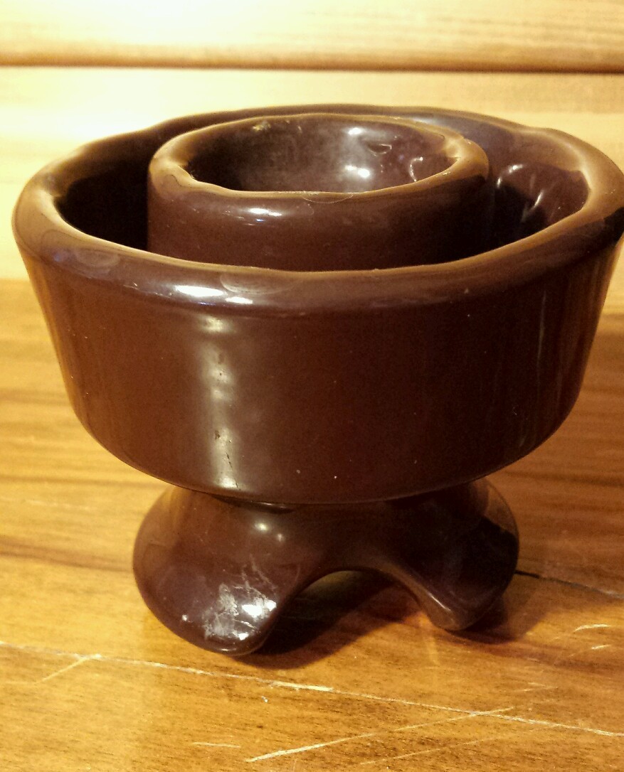 Vintage LINE MATERIAL CO. LM Mid Century Ceramic Porcelain Insulator ...