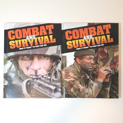 NEW Combat And Survival Hardcover Book Vol 1 & 2 What It Takes To Fight ...