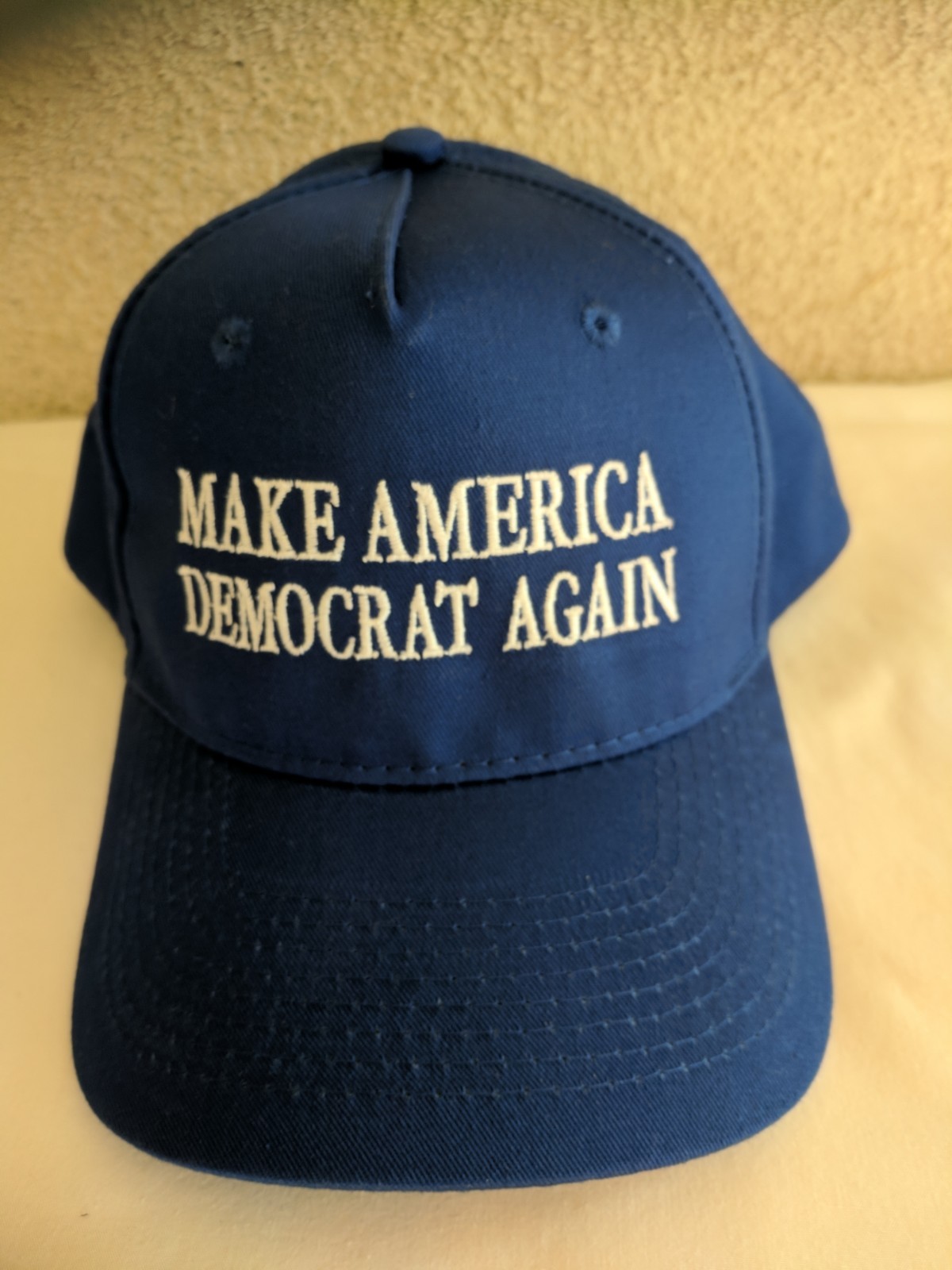 Political baseball Cap with a slogan "Make America Democrat Again" | eBay