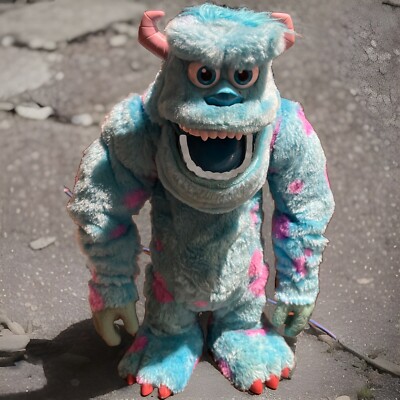 MONSTERS UNIVERSITY Disney Pixar Sully Shake & Scare Plush Interactive ...