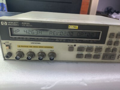 cx/cx/1PC Agilent/HP 4263A LCR Meter OPT:001 | eBay