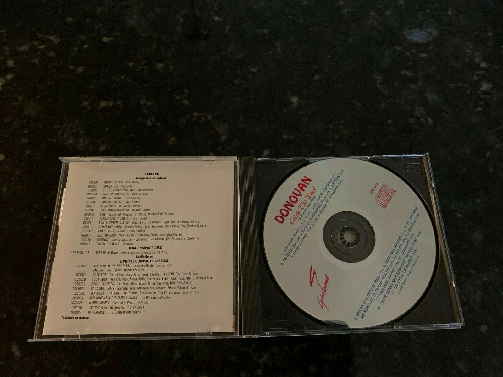 RARE DONOVAN Catch the Wind CD ORIGINAL COVER ART 17 TRACKS | eBay