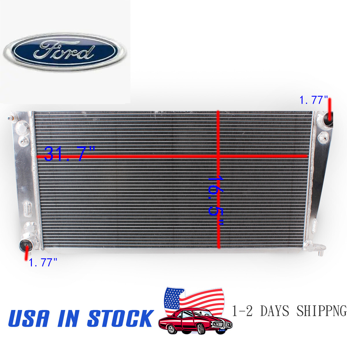 Radiator For 1999-2003 Ford F150 F250 4.2L 4.6L 5.4L /99-02 Expedition ...