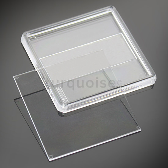 100x Clear Acrylic Blank Fridge Magnets 58 x 58 mm Square Size Photo | eBay