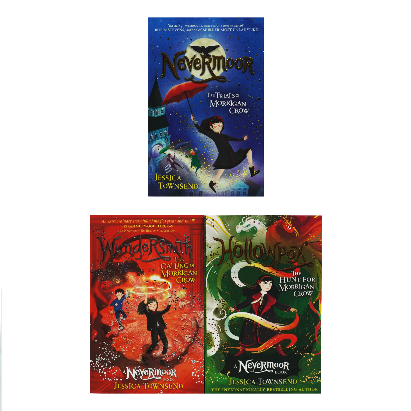 Nevermoor Morrigan Crow Series 3 Books Collection by Jessica Townsend ...