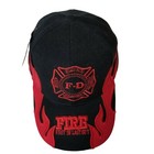 Fire Department First In Last Out Flames Embroidery Adjustable Cap New ...