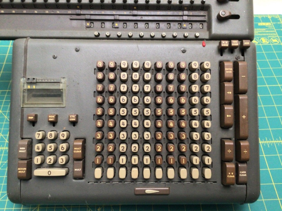 Antique 1950s Friden SW-10 Electro-Mechanical Math Calculator Untested ...
