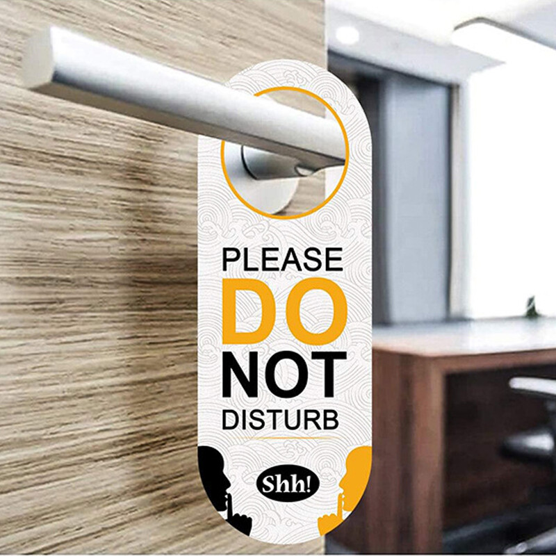Please Do Not Disturb Door Sign Hotel Bulletin Board Pendant Label Door ...