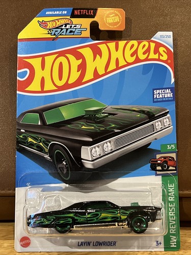 Hot Wheels 2024 Mainline E Case HW Reverse Rake Layin Lowrider 113/250 ...