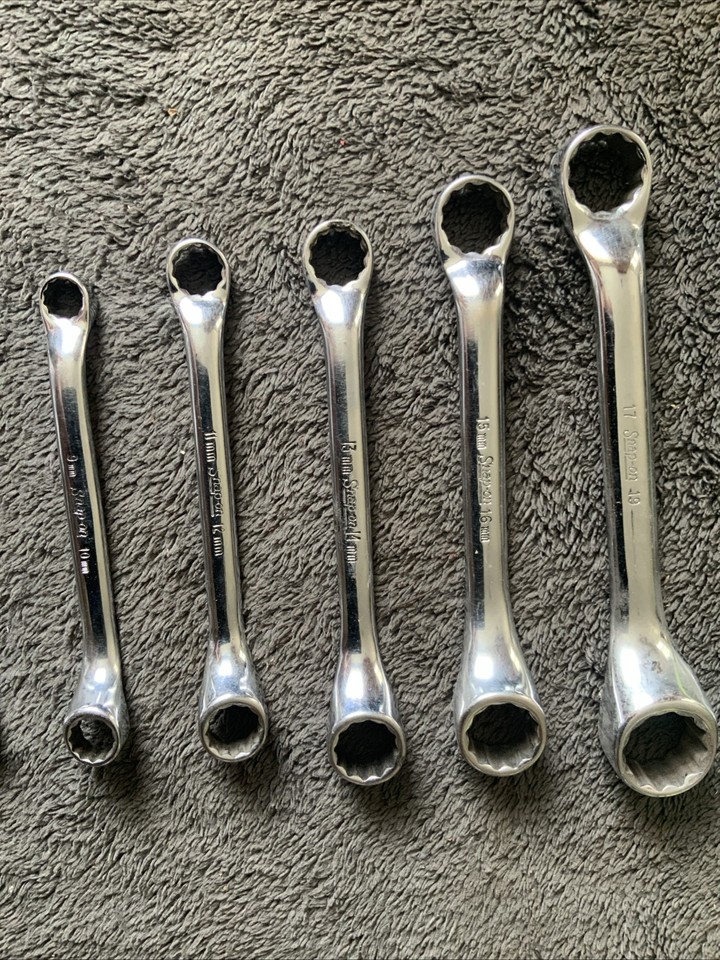 Snap On Stubby Box End Wrench Set, Metric, 8c…6 Up To 20…..see Pics….l ...