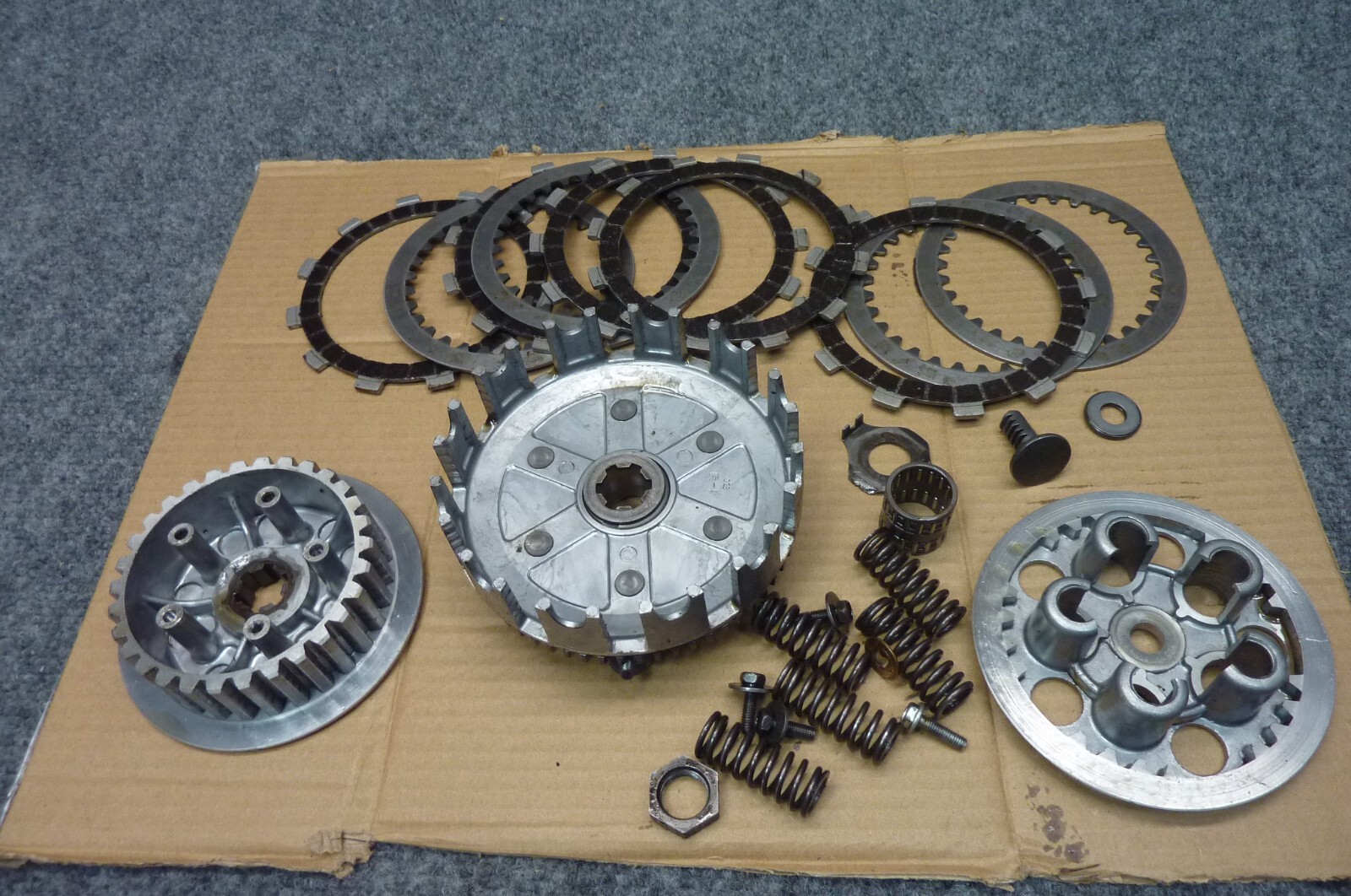 1993 89-01 RM80 RM 80 Clutch Set Basket Hub Center Pressure Plate ...