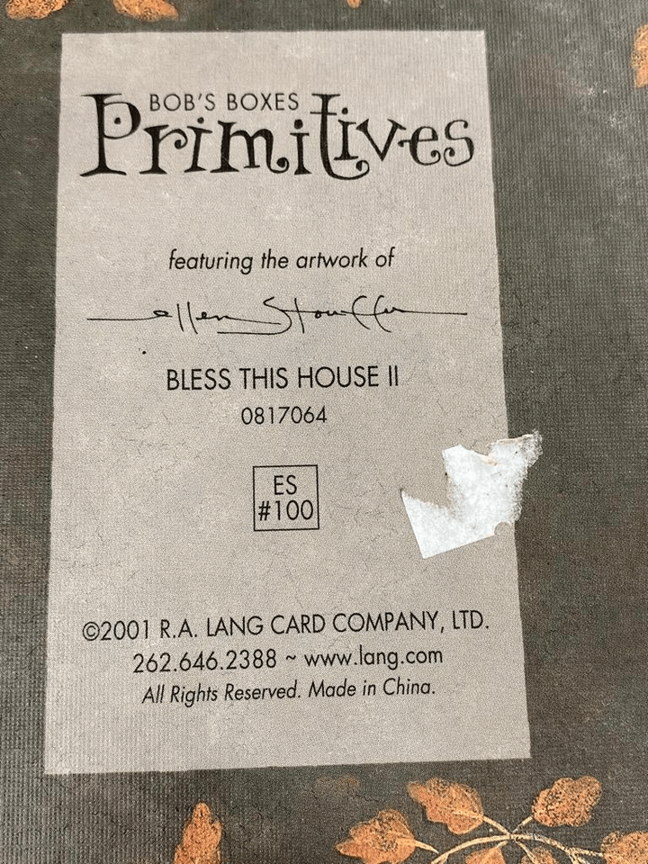 Bob's Boxes Primitive Parlor Colors Square Nesting Stacking Storage Box Set 6 Pc | eBay